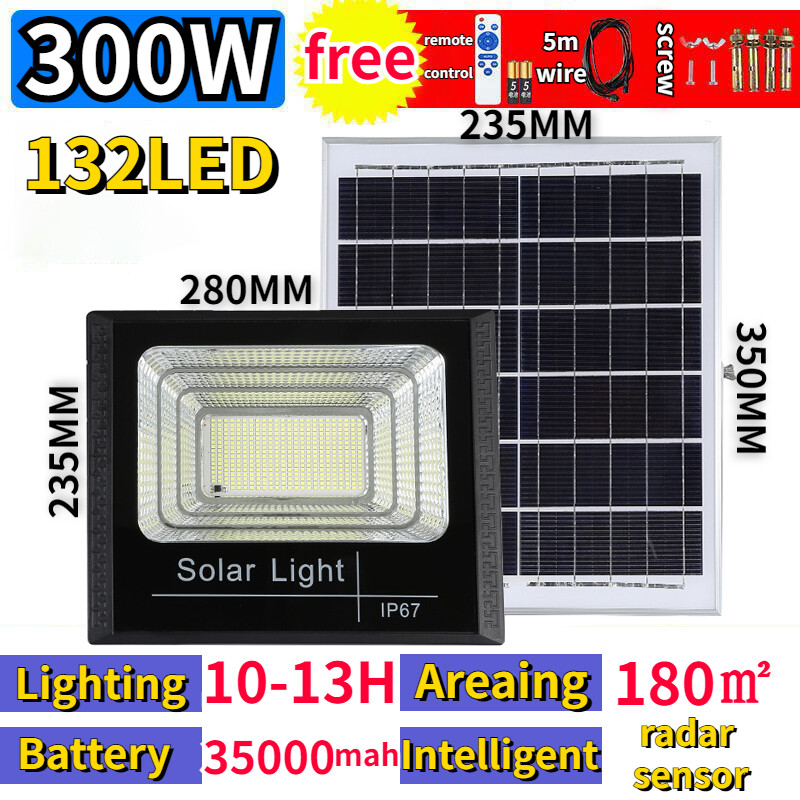 Solar Light 300W/500W Solar light outdoor Waterproof Solar led light ...