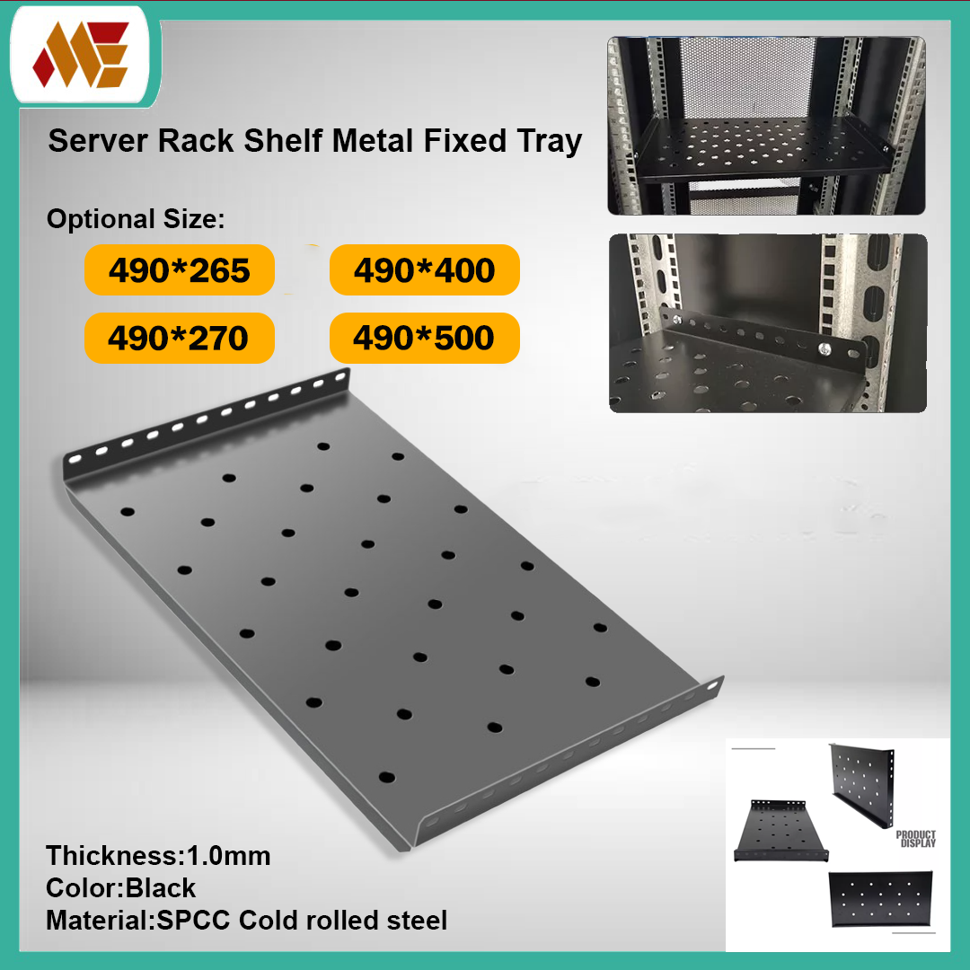 Server Rack Tray/Network Cabinet Shelf Metal Fixed Tray With Optional ...