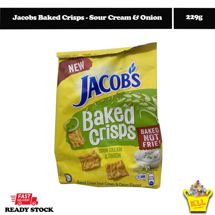 Jacobs Baked Crisps (Original, Cheddar & Sour Cream) - 229g | Lazada