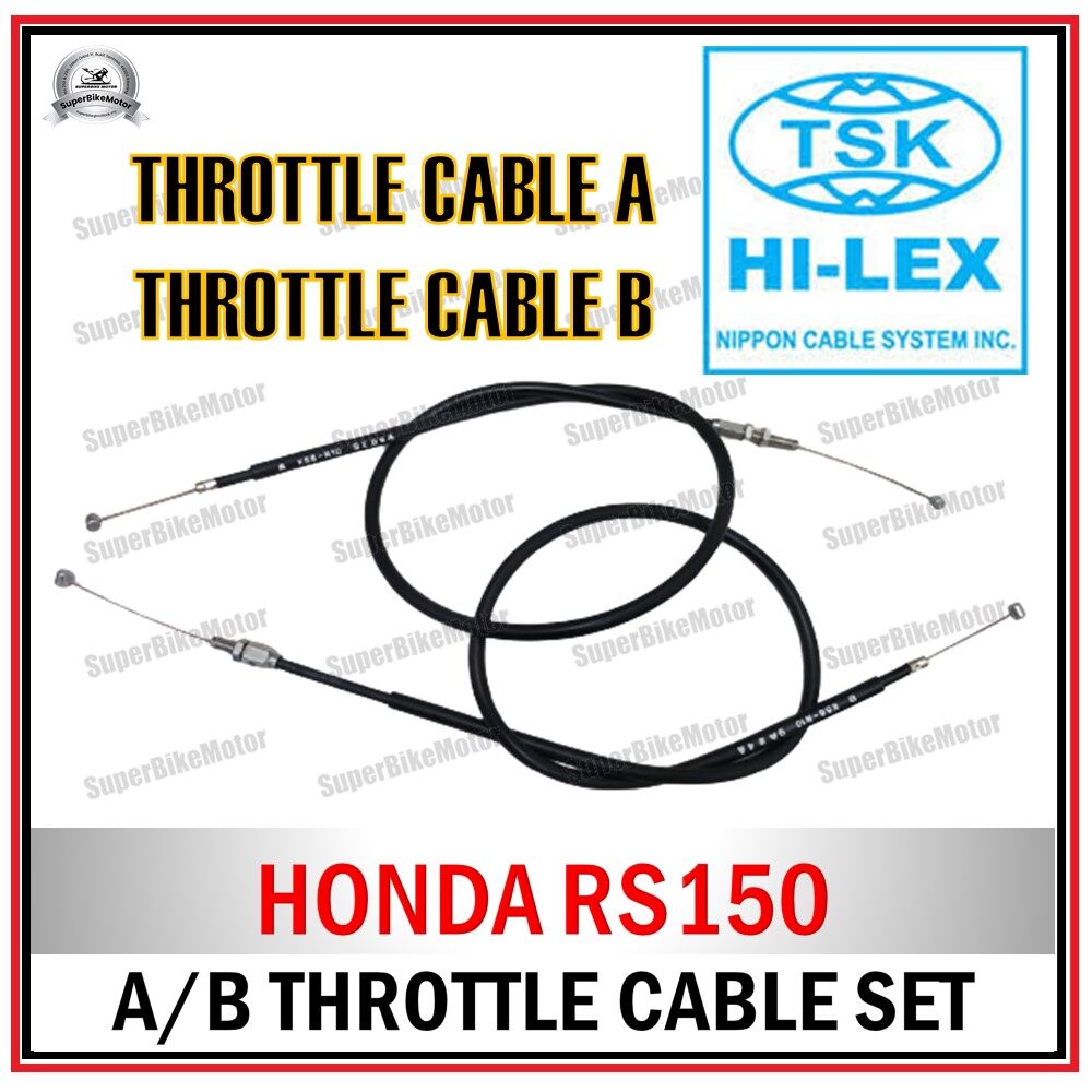 HONDA RS150 - A / B Throttle Cable Set / Throttle Cable A / Throttle ...