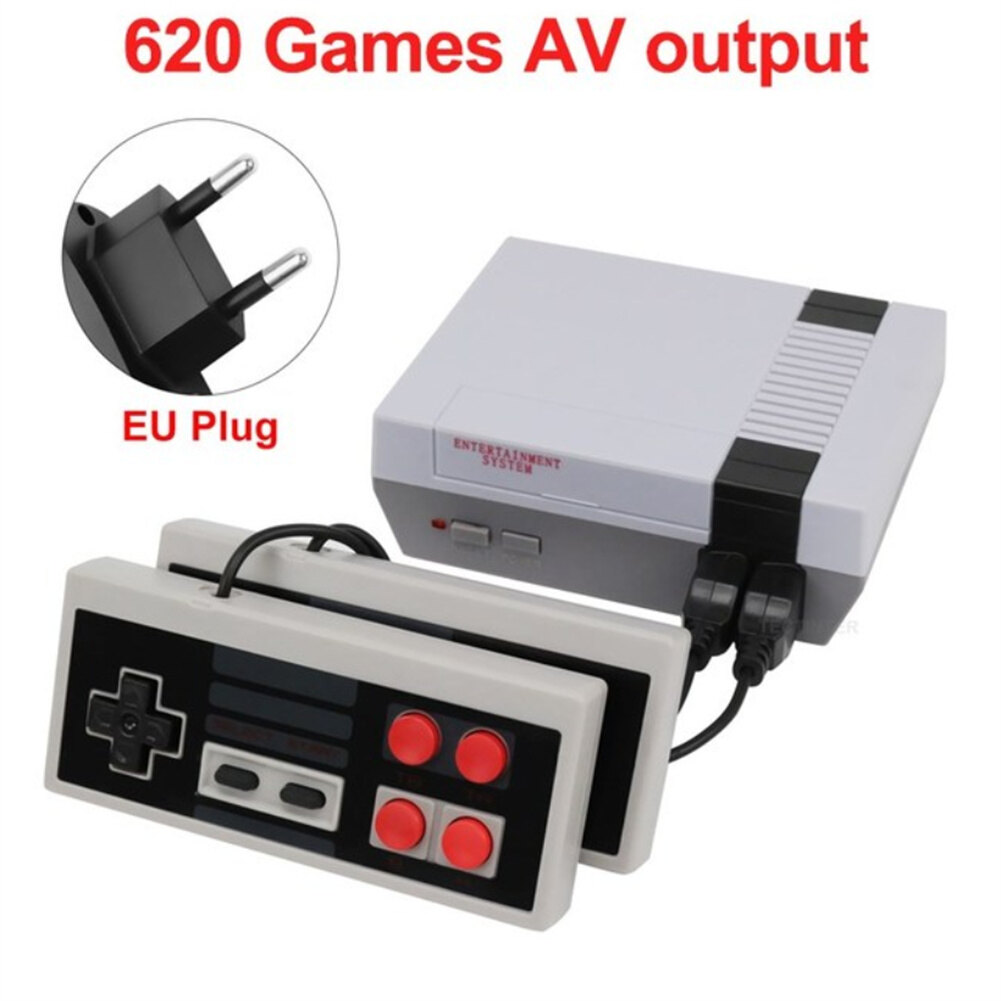 YS Classic Mini NES Game Console Built-in 620 Games Handheld Retro ...