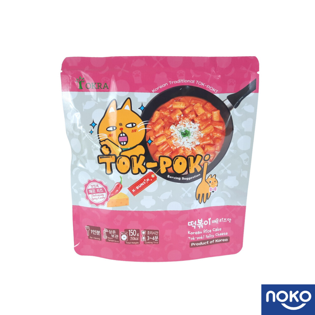 Okra Tok-Poki Rice Cake 140G | Lazada