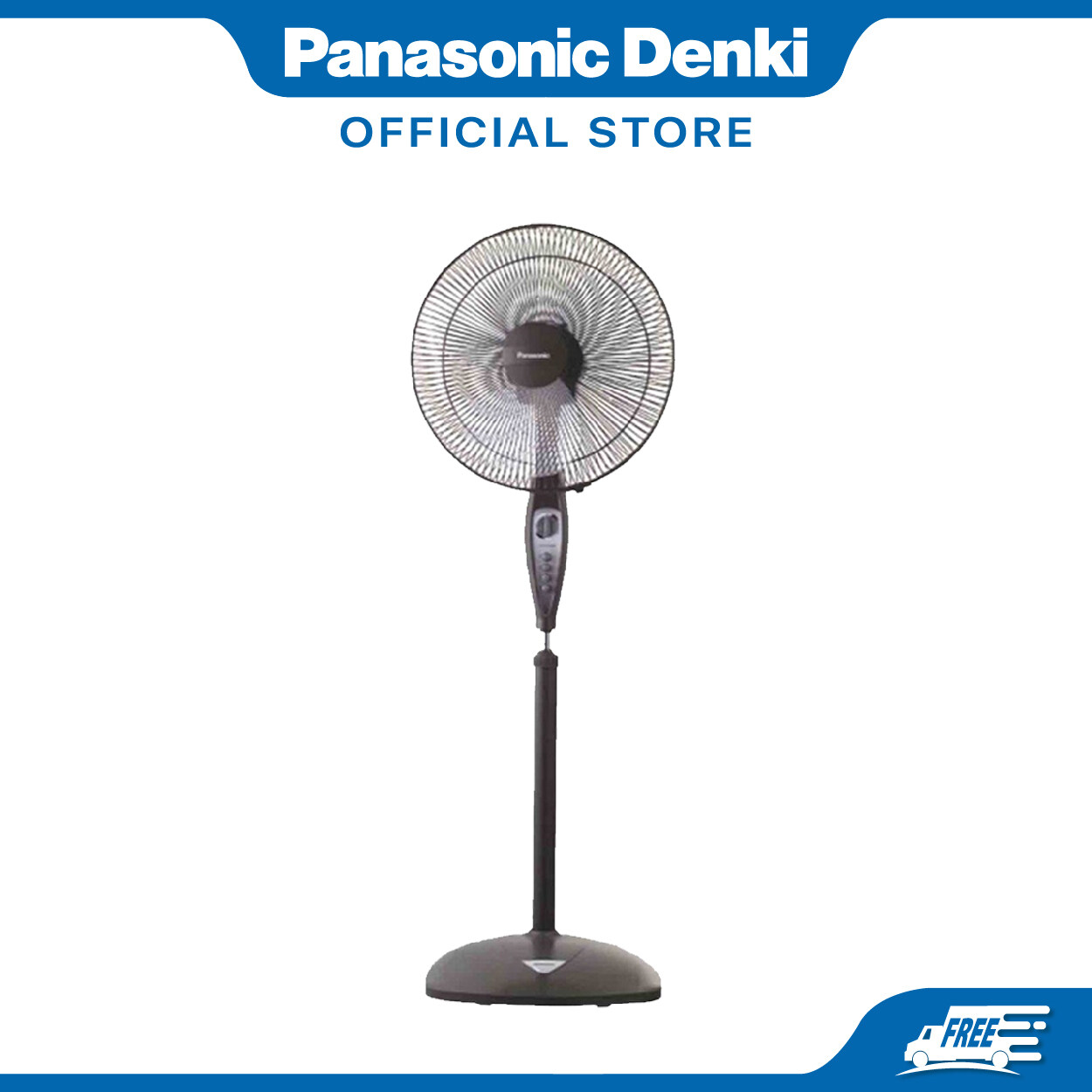 Panasonic Stand Fan F-MX405 (16 INCH) with 3- Speed On/Off, Easily ...