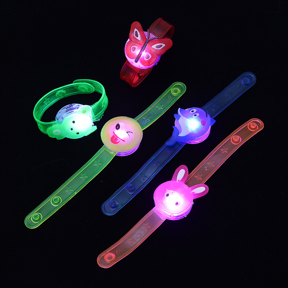 Luminous Watch Toys with Flash Children Watch Band Fluorescent Bracelet ...