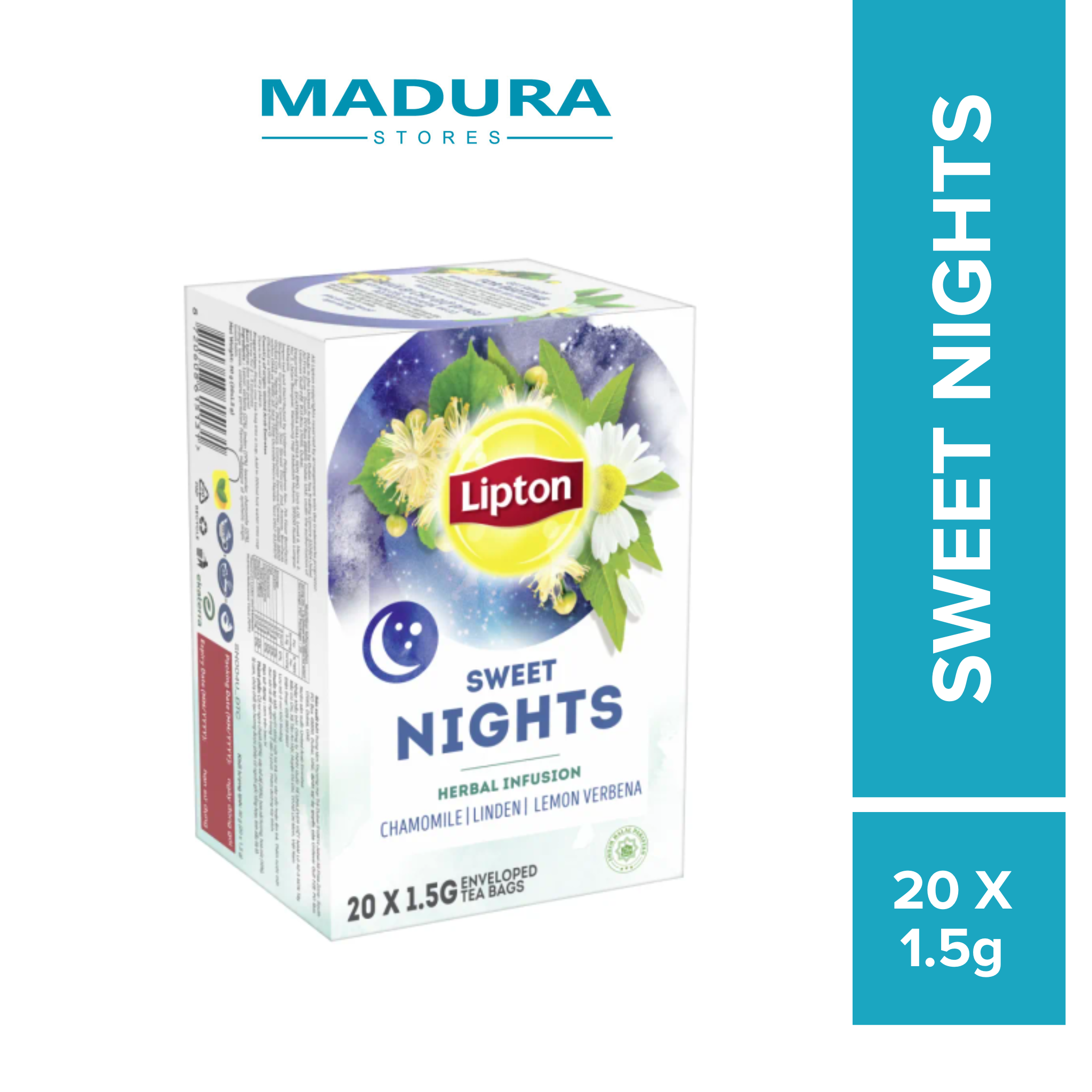 Lipton Sweet Nights Herbal Infusion Tea 20 x 1.5G | Lazada
