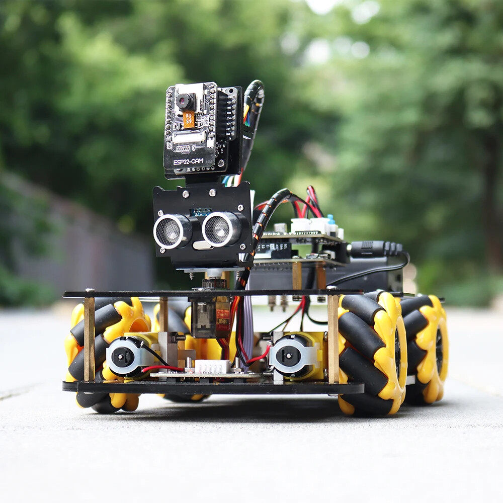 กล้องรถหุ่นยนต์อัจฉริยะ Esp32กล้องโครงการสำหรับ Arduino ชุดการศึกษาหุ่นยนต์เขียนโปรแกรมด้วยไวไฟ