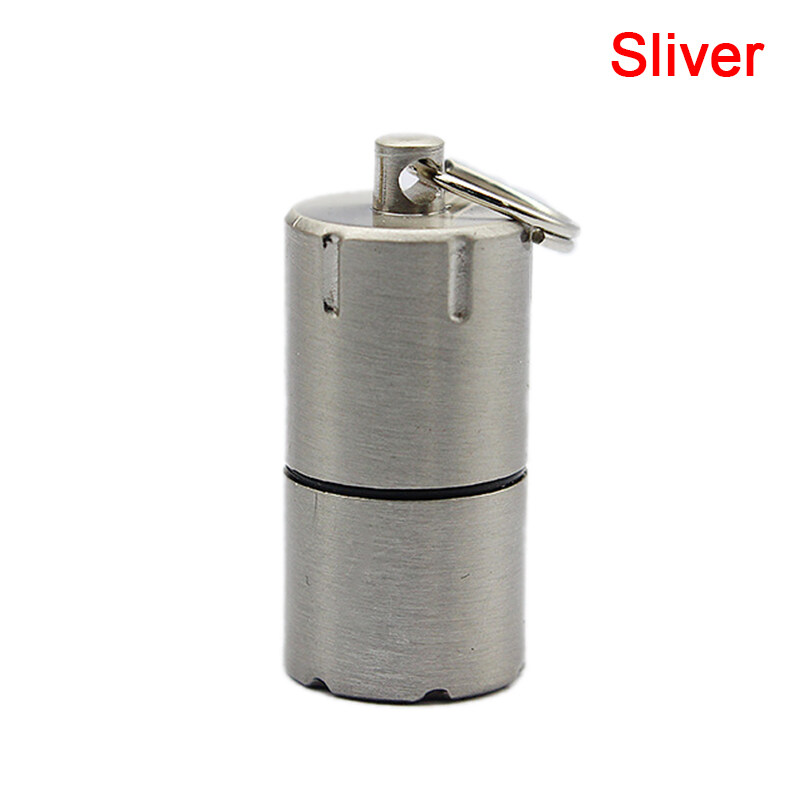 Mini Compact Kerosene Lighter KeyChain Capsule Gasoline Lighter Outdoor ...