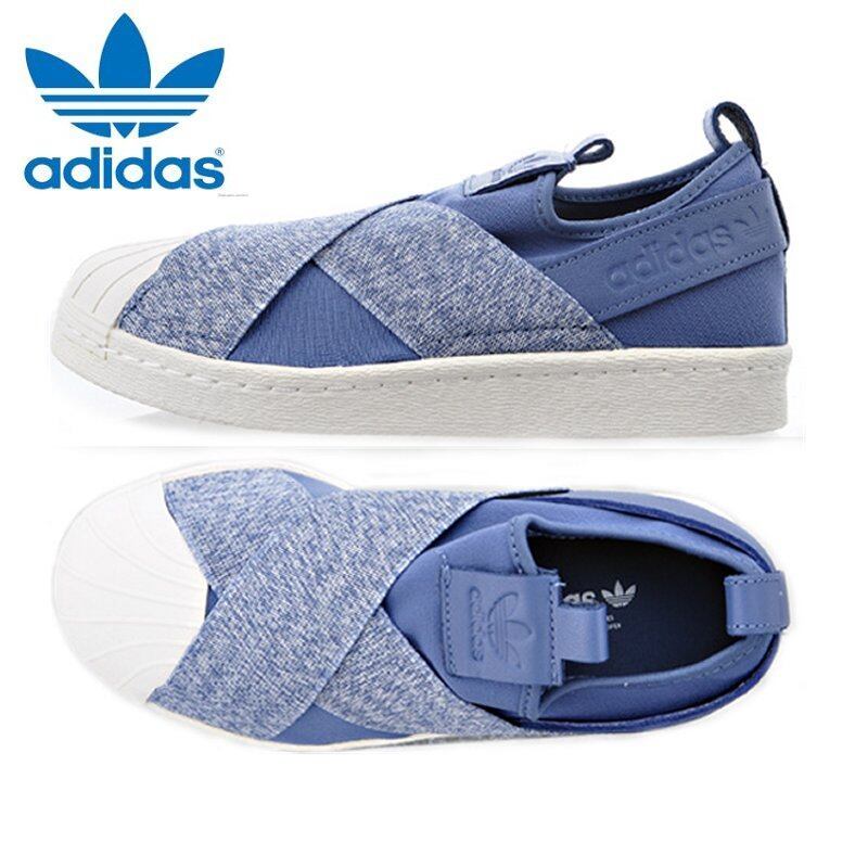 Buy Superstar Slip-On W 'Tech Ink' S76410 Blue GOAT