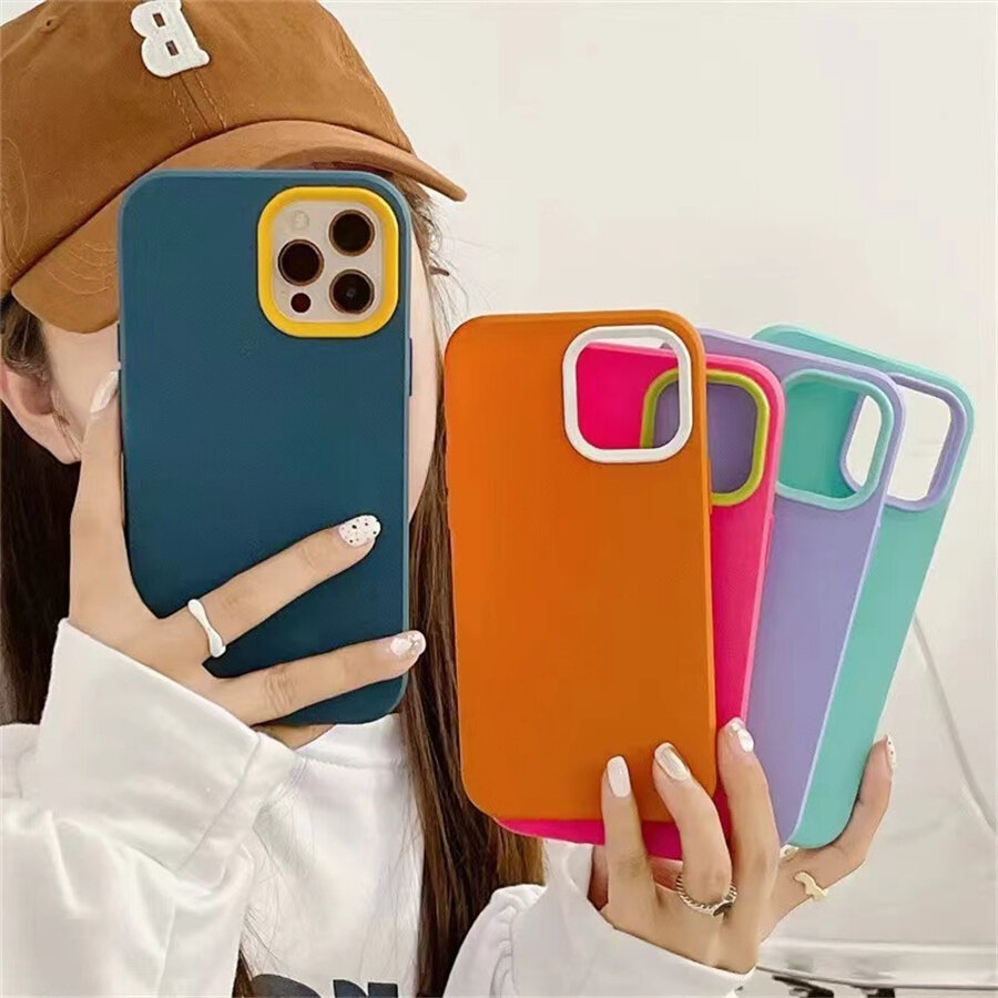 MFD Cute candy color phone case for iphone 13 13pro 13promax 12 12pro ...