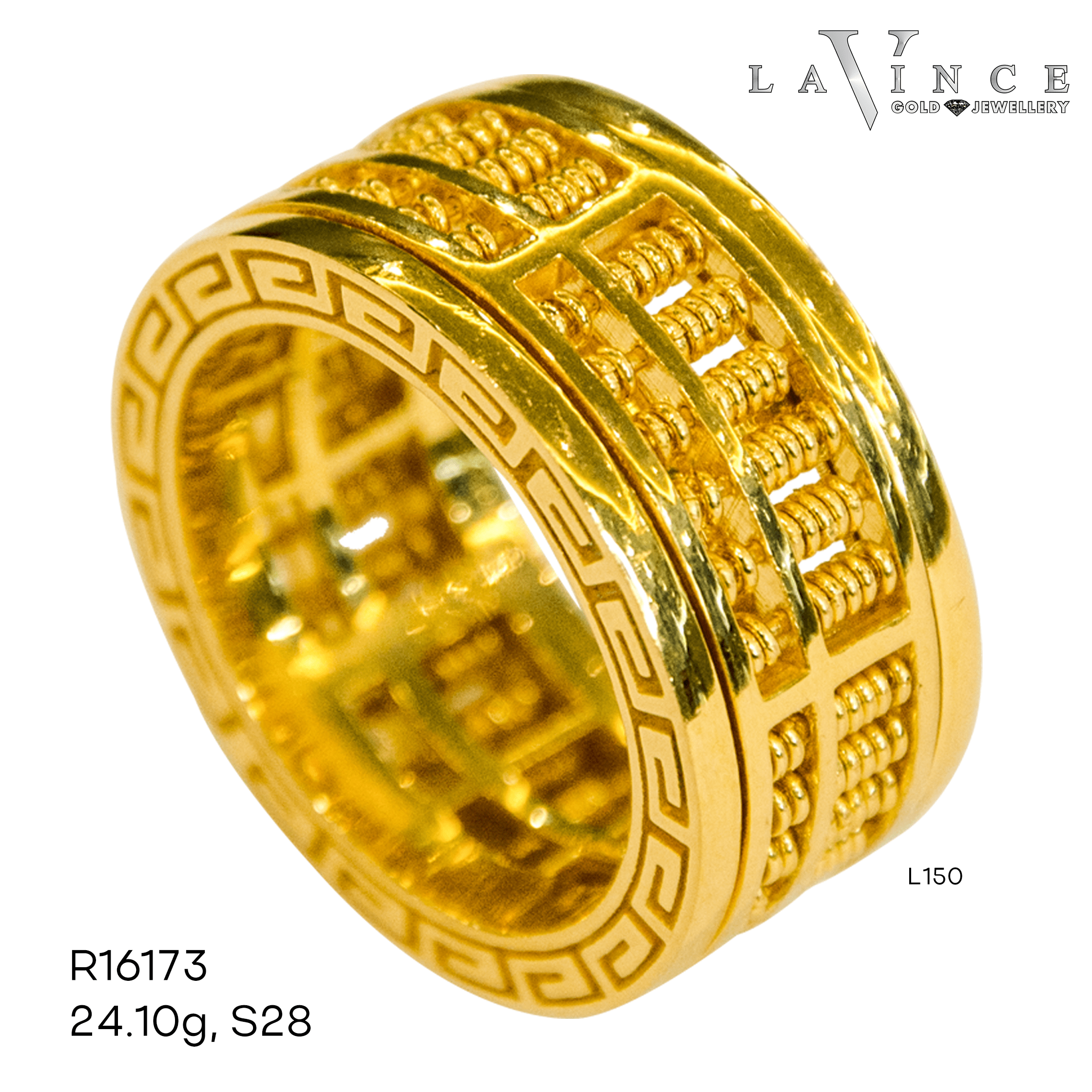 Lavince Gold & Jewellery - Abacus Ring | Lazada