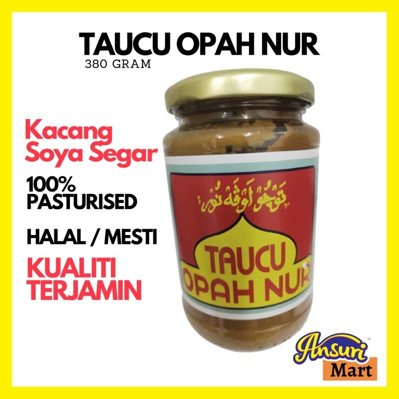 READY STOCK ! TAUCU OPAH NUR , FERMENTED SOYBEAN | Lazada
