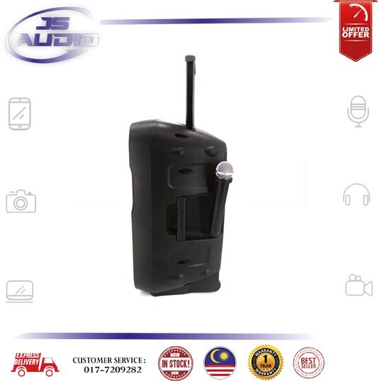 (FREE 2 WIRELESS MICROPHONE)BEETHOMAX PORTABLE SPEAKER (HARGA KILANG ...