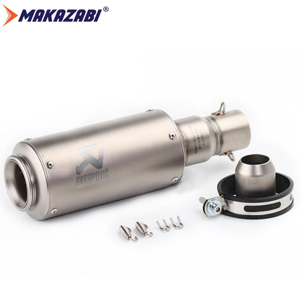 Universal Motorcycle Exhaust Muffler Pipe Modify Power Pipe Escape Moto ...