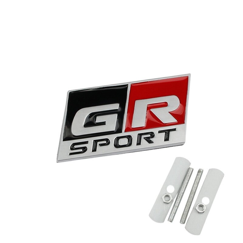 1 Metal Car Sticker GR GR Sport grille emblem Logo for Toyota Gazoo ...