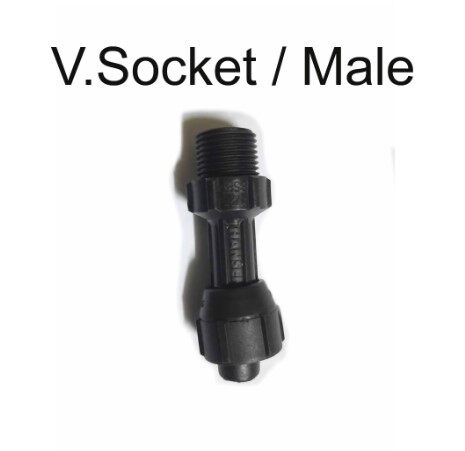 [ 1 UNIT ] Hansen Fitting PT socket elbow tee / V socket female socket ...