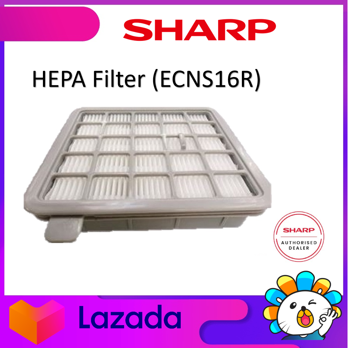 Sharp Vacuum Cleaner Hepa Filter - Original (ECNS16R / ECLS20R) | Lazada