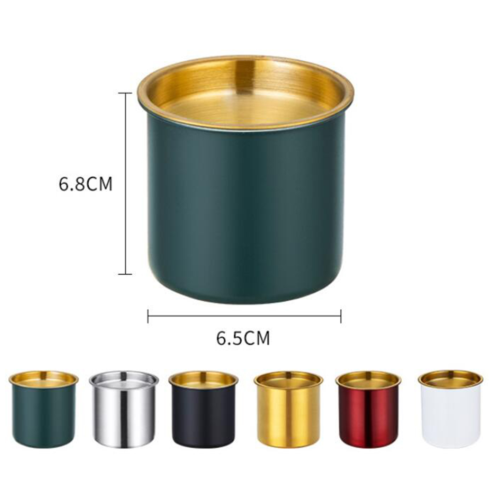 Ash Tray Windproof Smokeless Stainless Steel Funnel Design Elegant ...