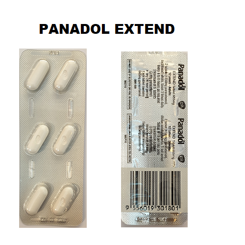 PANADOL EXTEND 6'S | Lazada