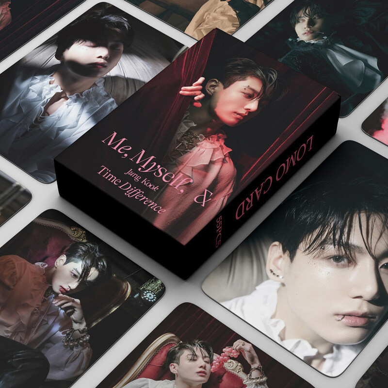 55ชิ้น/กล่อง BTS JUNGKOOK Photocards Time Difference Album LOMO Card Postcard | Lazada.co.th