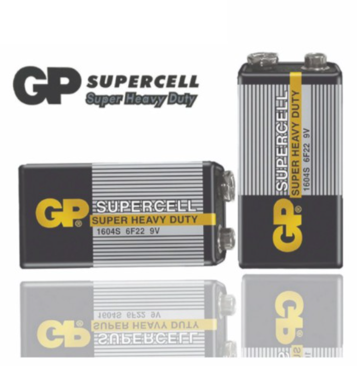 (ready stock ) 100% ORIGINAL GP 9V Supercell Battery Heavy Duty Battery ...