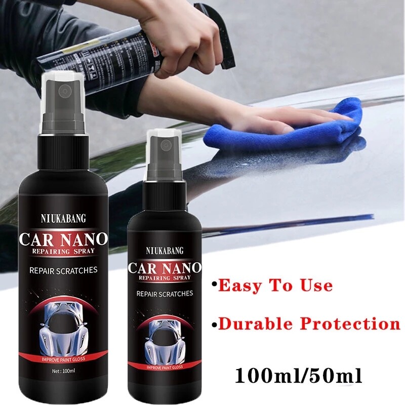 Universal Car Coating Spray Paint Care Nano Glass Polishing Paste Liquid Hydrophobic Plated ...