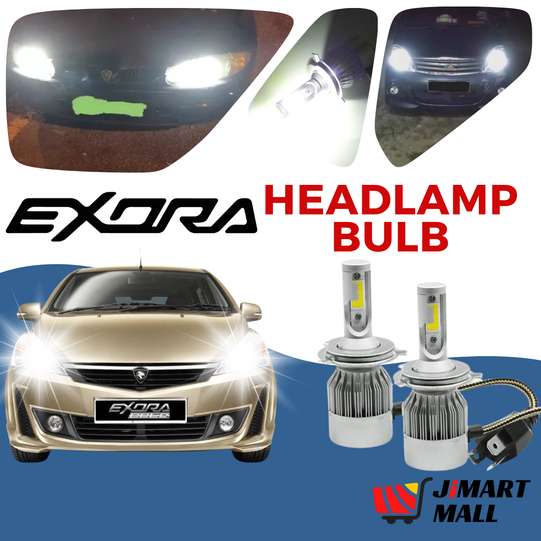 PROTON EXORA HEADLAMP LED BULB 6000K White Car Head Light Lamp ...