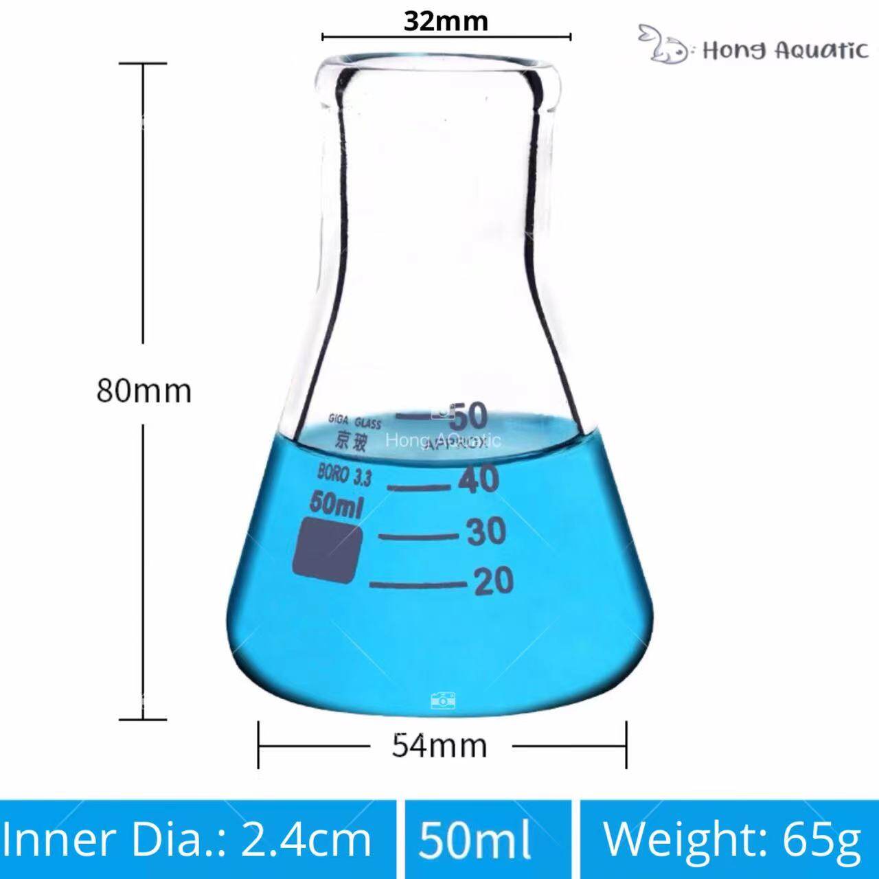 🔥Ready Stock🔥 50ml to 1000ml Low Form High Borosilicate Glass Beaker ...