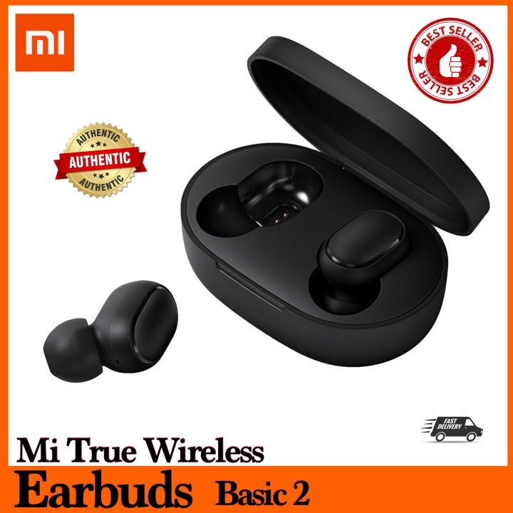 Xiaomi Redmi Airdots หูฟังไร้สาย Mi 2 TWS,หูฟังเอียร์บัดทรูไวร์เลส ...