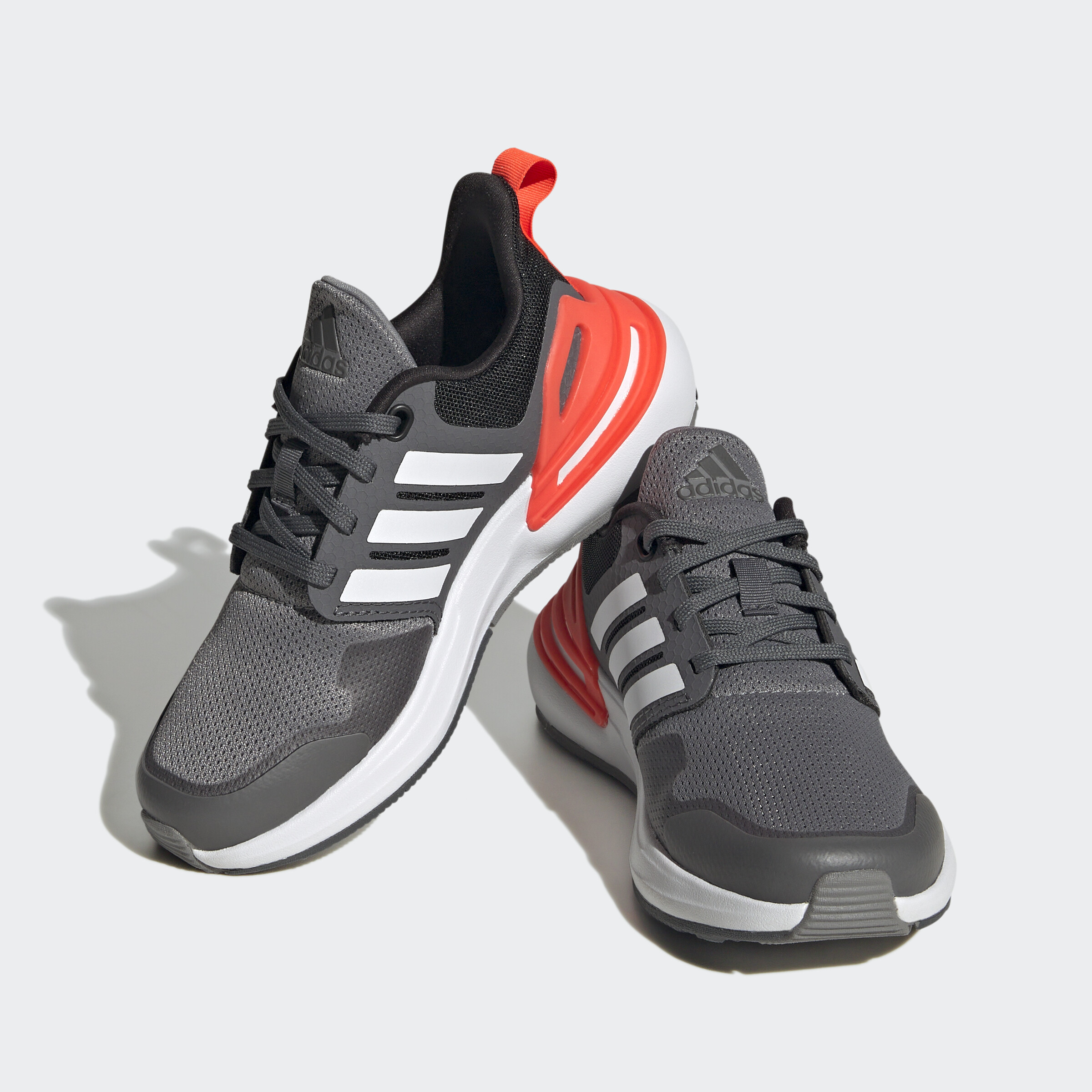 adidas วิ่ง รองเท้า RapidaSport Bounce Lace เด็ก สีเทา HP6130 - adidas ...