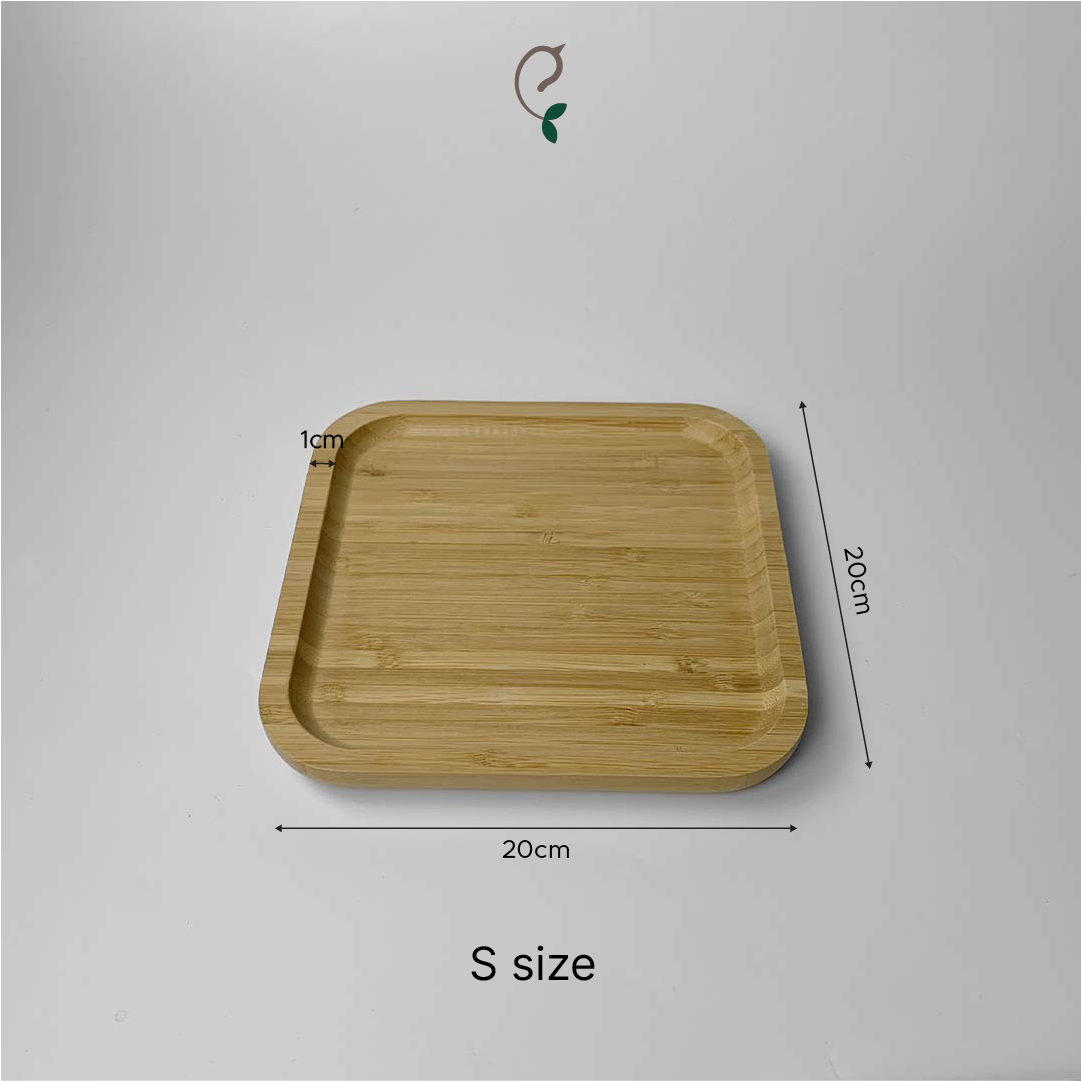 【𝗖𝗟𝗘𝗔𝗥𝗔𝗡𝗖𝗘 𝗦𝗔𝗟𝗘】NAVAKI Bamboo Square Plate Japanese Style Wooden Wood ...