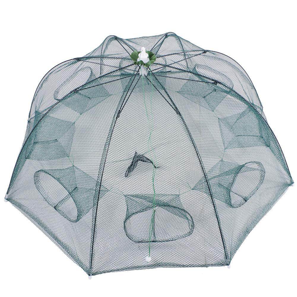 Automatic Folding Umbrella Type Fishing Net Shrimp Crab Fish Trap Cast ...