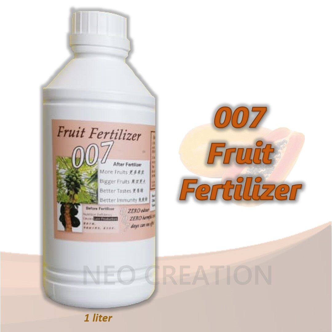🍊007 BAJA BUAH 1L ORGANIK CECAIR🍊 BOOSTER VITAMIN AIR TANAMAN 辣椒水果肥水肥料 FERTILIZER FLUID FRUIT ...