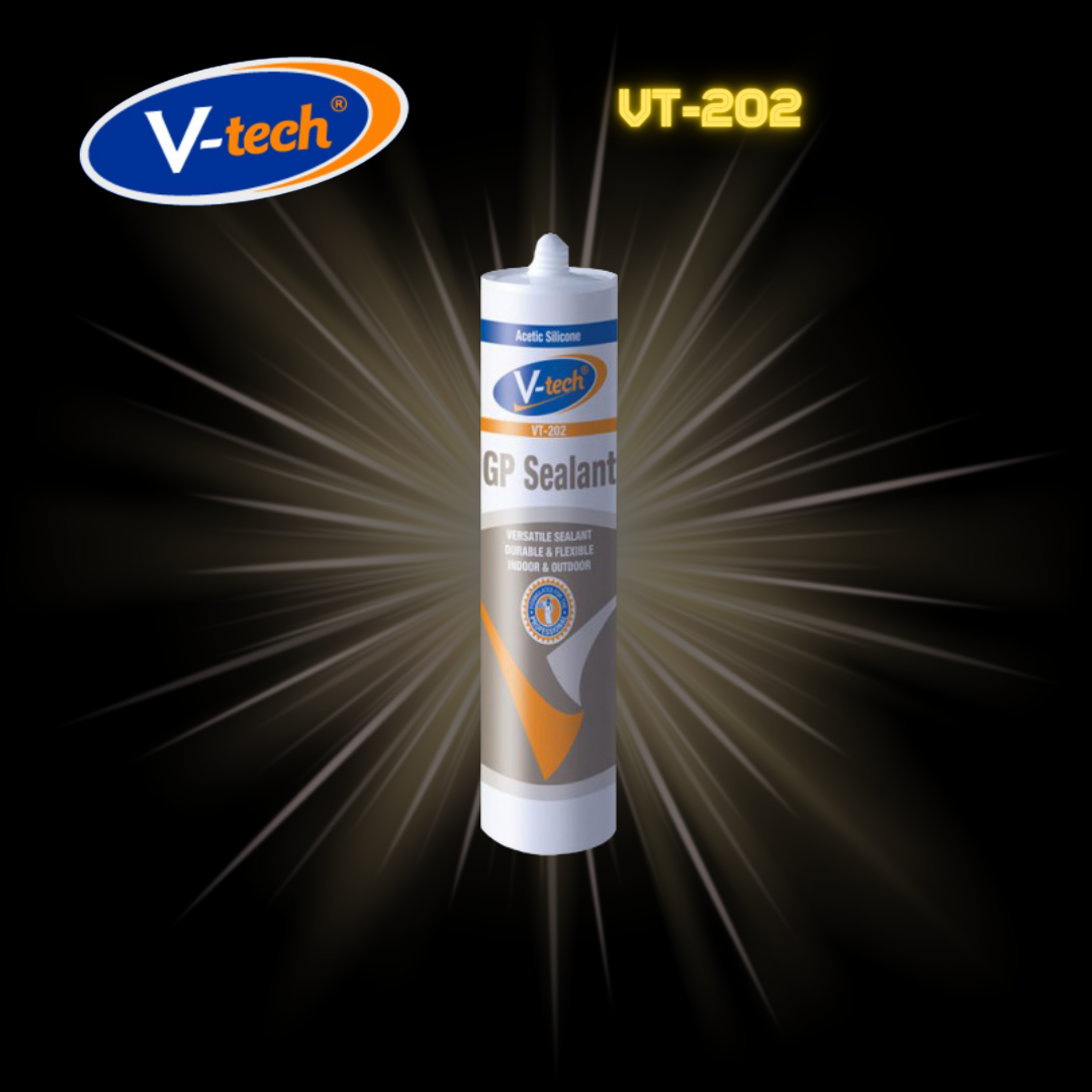 VTech VT-202 GP Sealant Clear Silicone Sealant 230ML | Lazada