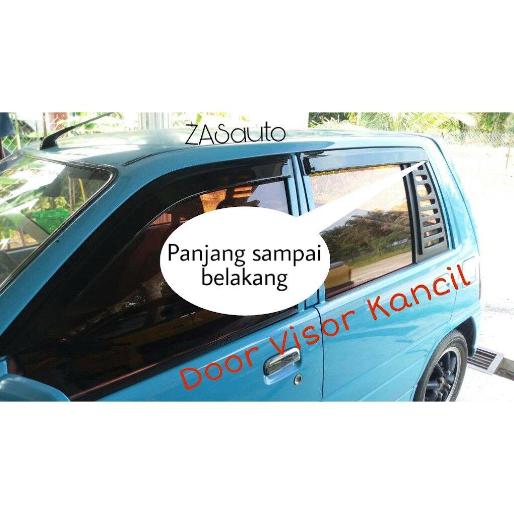 PERODUA KANCIL DOOR VISOR SMALL FLAT 2.6 3 LONG TYPE Lazada