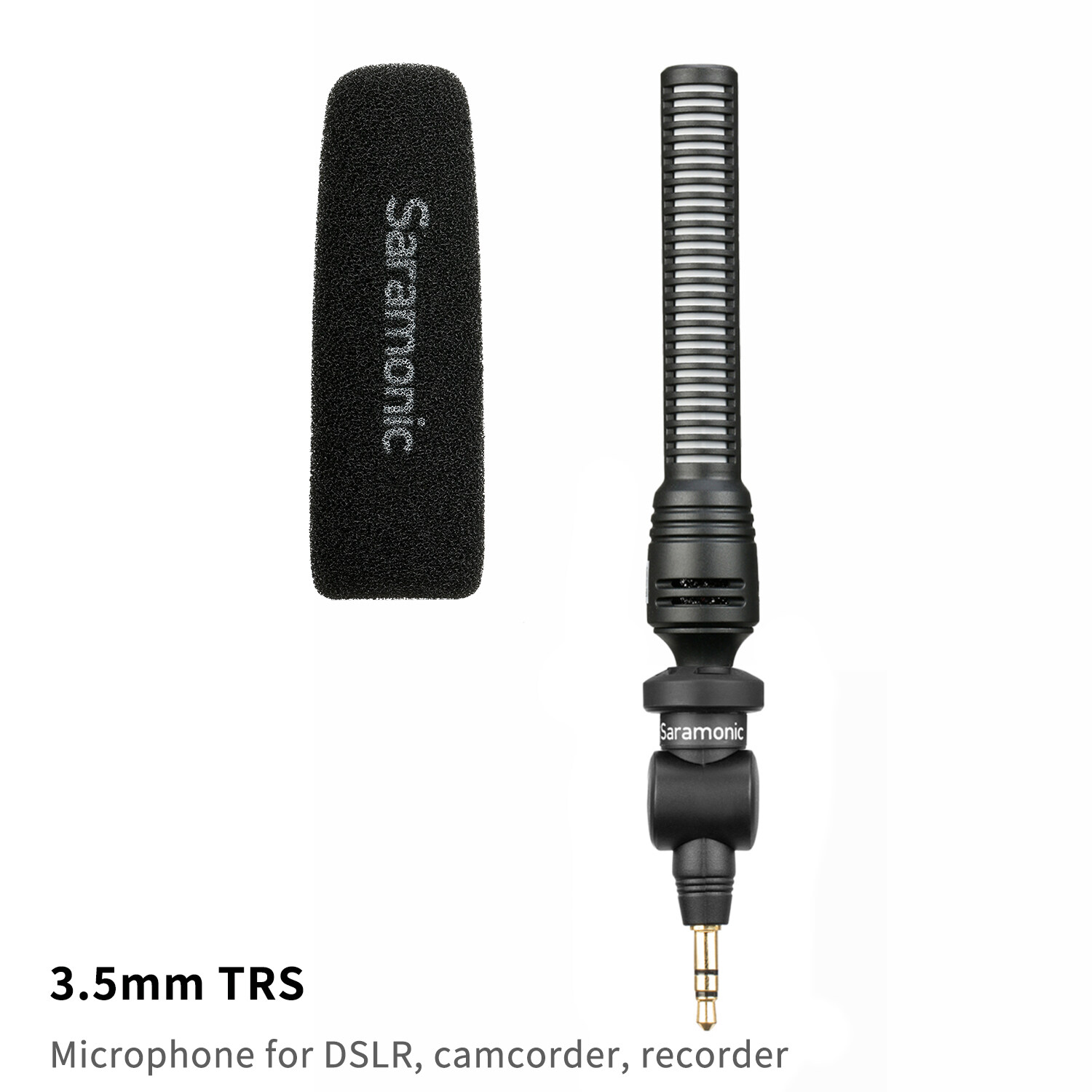 Saramonic SmartMic5 Super-Long 3.5mm TRS TRRS Lightning Type-c Unidirectional Microphone Plug ...