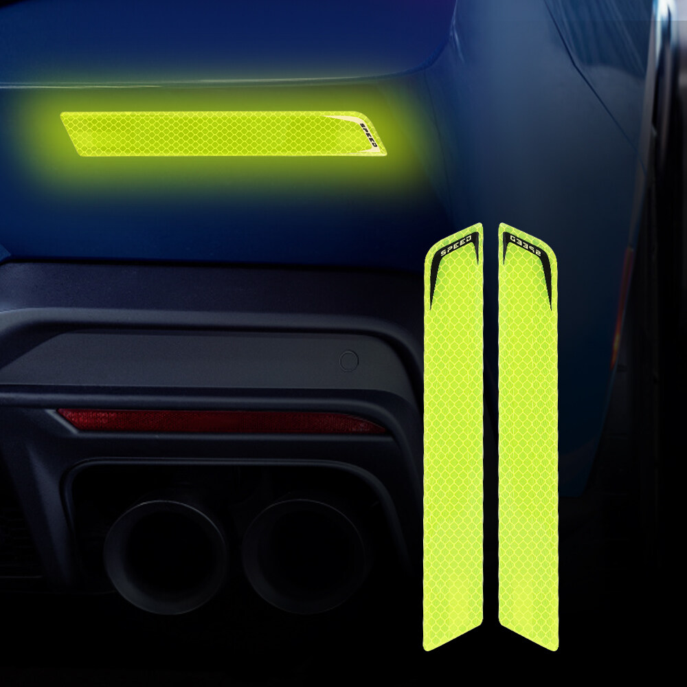 New Car Reflective Warning Tape Stickers Night Safety Mark Anti ...