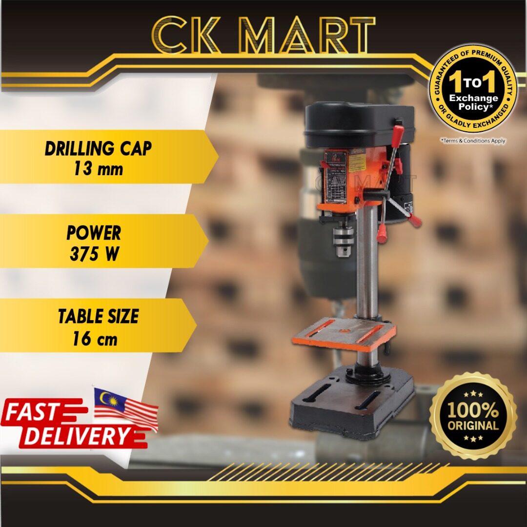 DACHO HEAVY DUTY 13MM 375W DRILL PRESS /STAND DRILL/ Bench Drilling ...