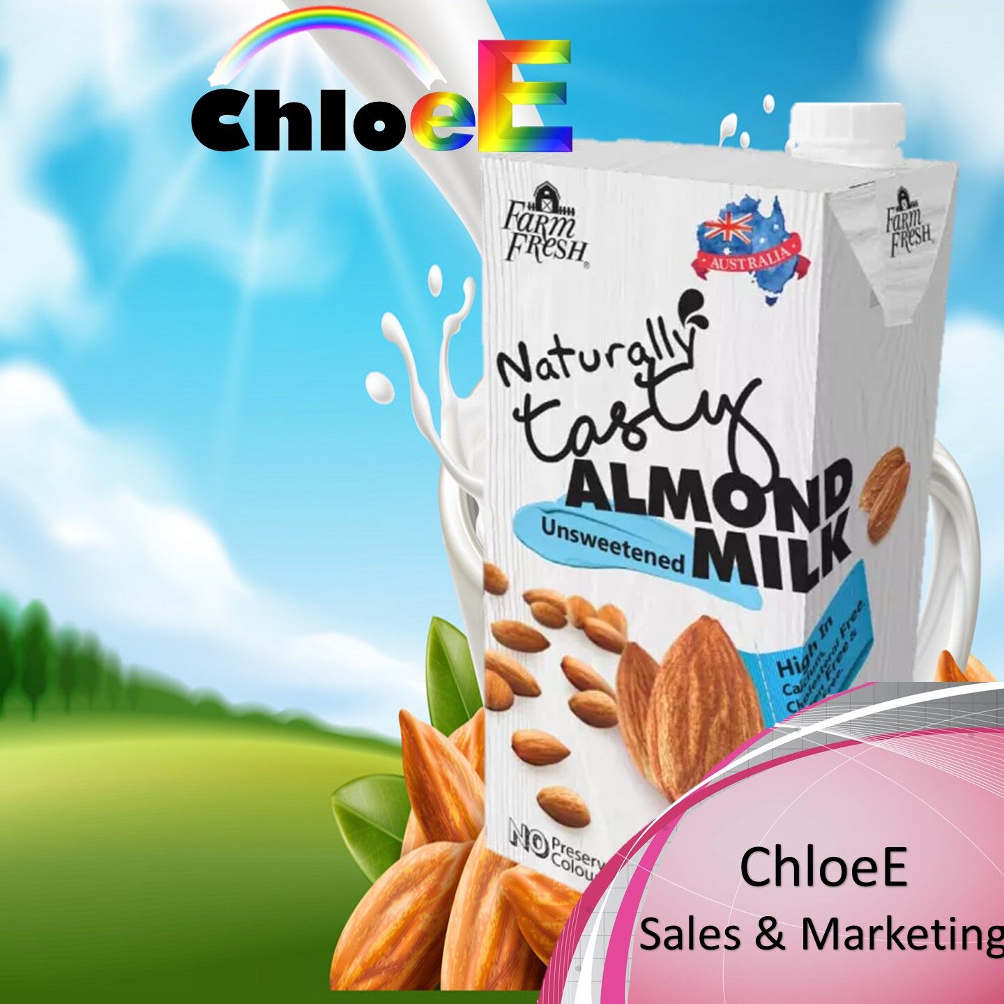 HEALTHY CHOICESUSU SEGAR FARM FRESH UHT ALMOND/OAT MILK SUSU BADAM/SUSU ...