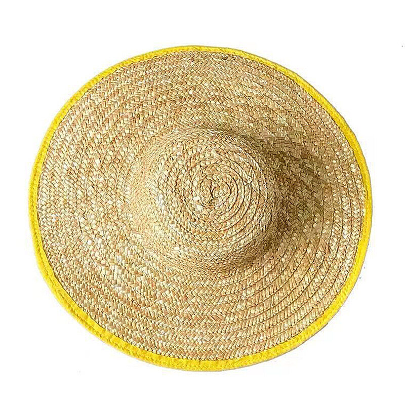 20" Grass Straw Farmer Hat Cap - Topi Rumput Jerami Petani - Topi Kebun ...