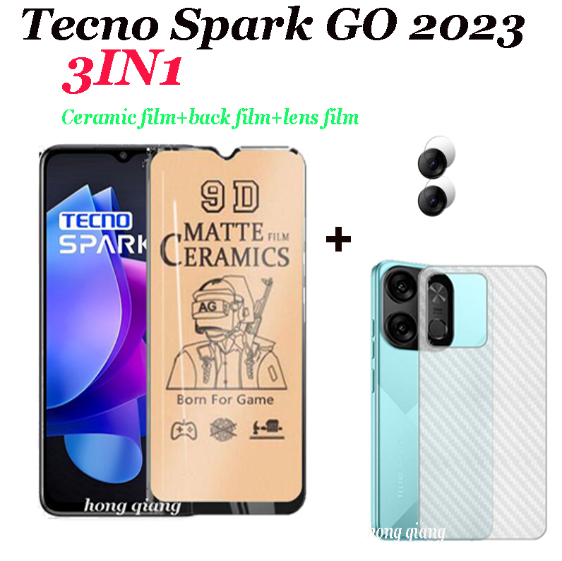 Tecno Spark Go 2023 Ceramic Tempered Glass for Spark go 2022 spark 8C ...