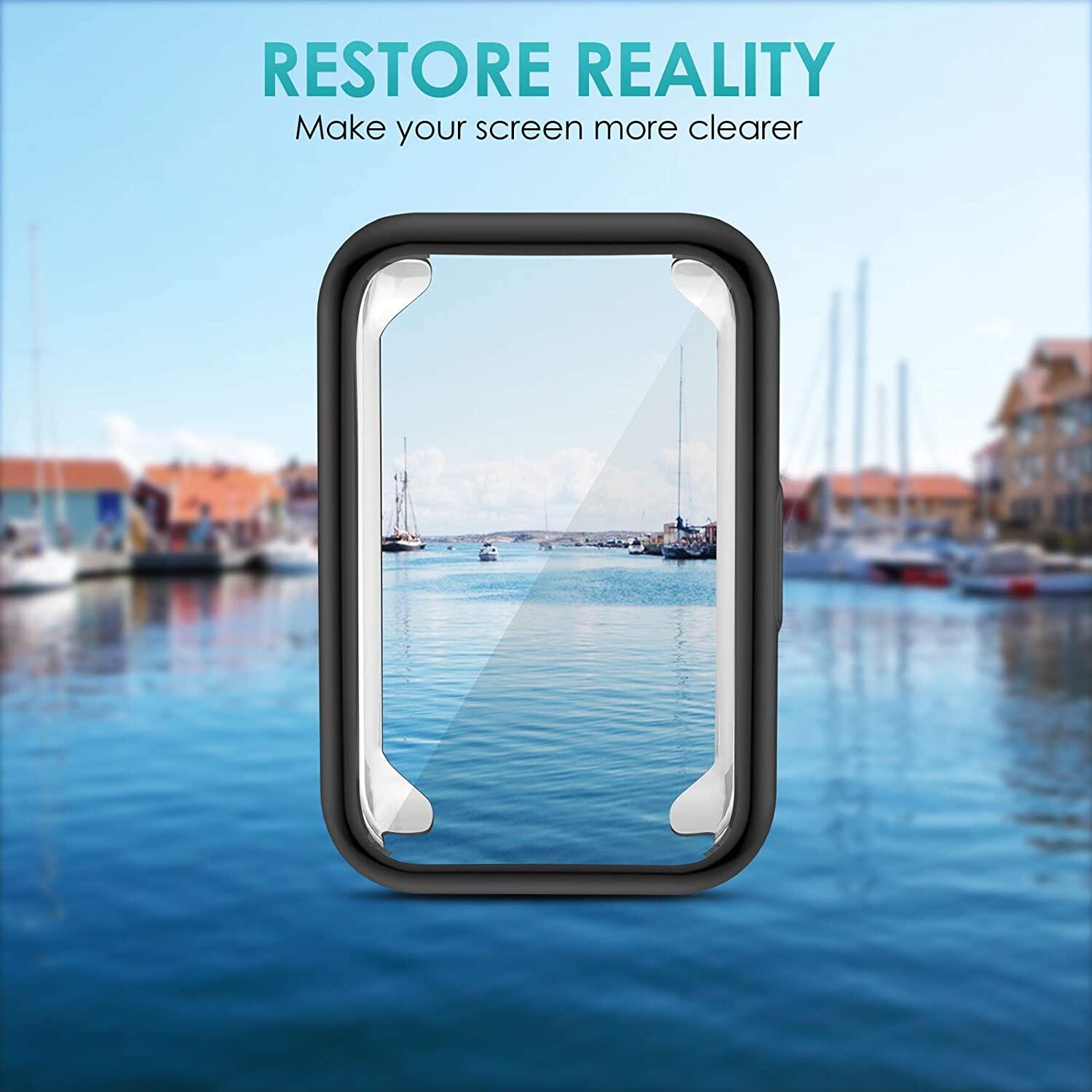 Plated Cover For Huawei Watch fit Case Smartwatch TPU Bumper All-Around ...