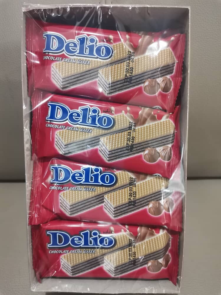Delio Chocolate Cream wafer 24pcsx16g | Lazada