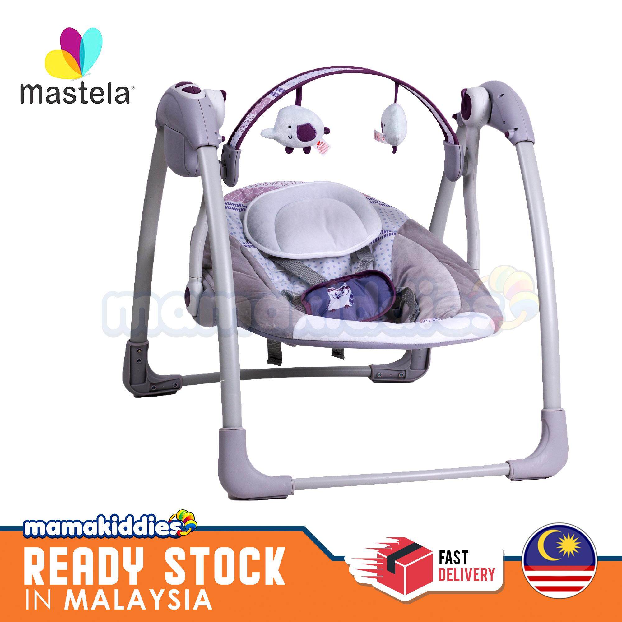 Mastela Electric Baby Swing Deluxe Rocking Chair Portable baby cradle ...