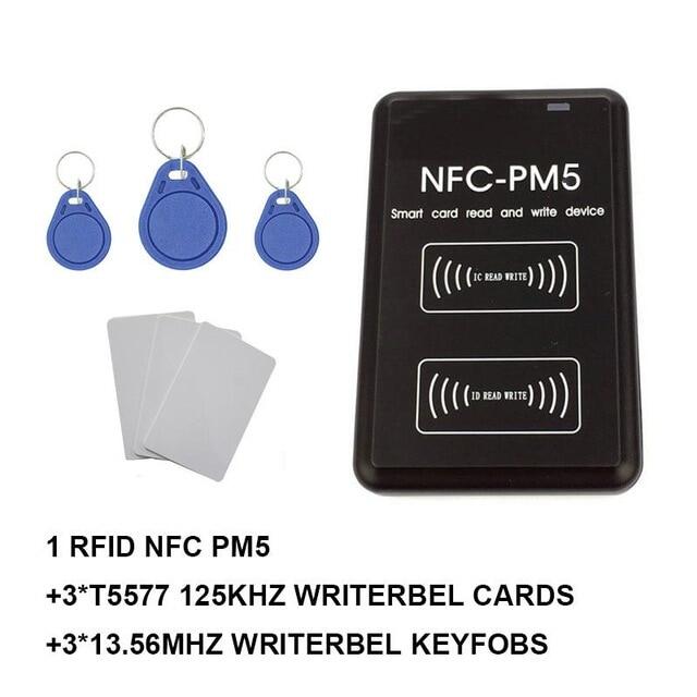 NEW PM5 IC/ID Duplicator 13.56MHZ RFID Reader NFC Full Writer Decoding ...
