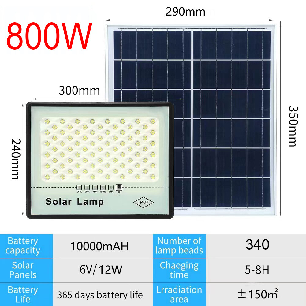 HOMEKING | 1000W Lampu Solar Light Outdoor Lighting LED Solar Spotlight ...