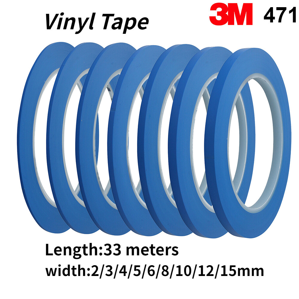 3M 471 Blue Vinyl Tape Fineline Fine line Pinstriping Masking Tape ...