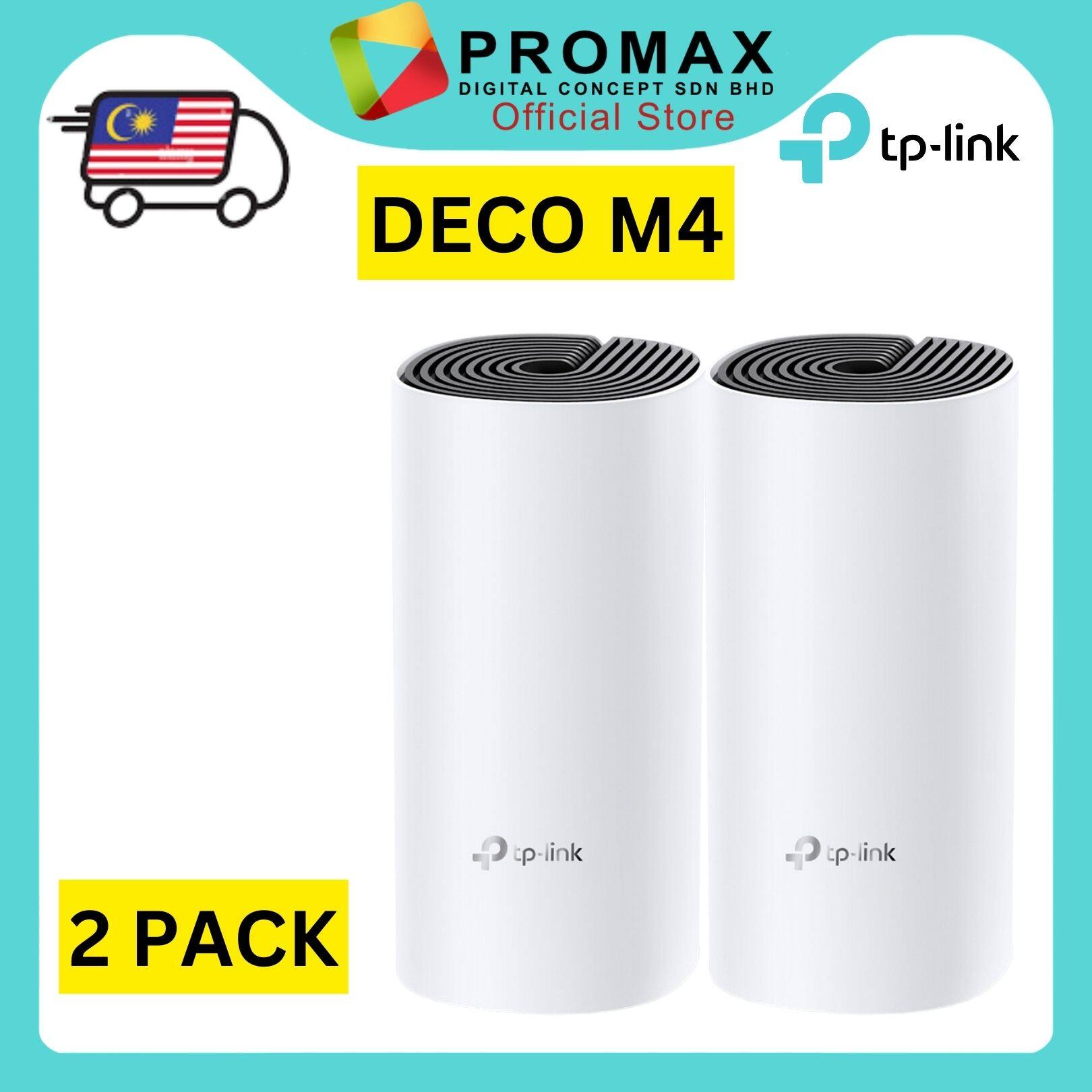 TP-Link Deco M4 AC1200 Gigabit Mesh Wireless Wifi Router System 2.4GHz ...