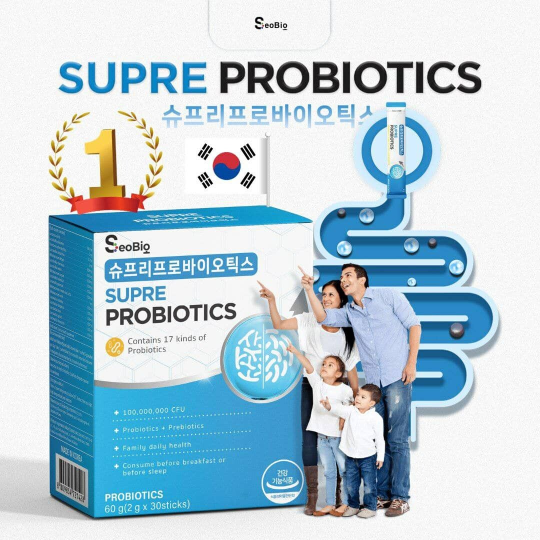 (MADE IN KOREA) SUPRE Probiotics 1 box - 30 sticks | Lazada