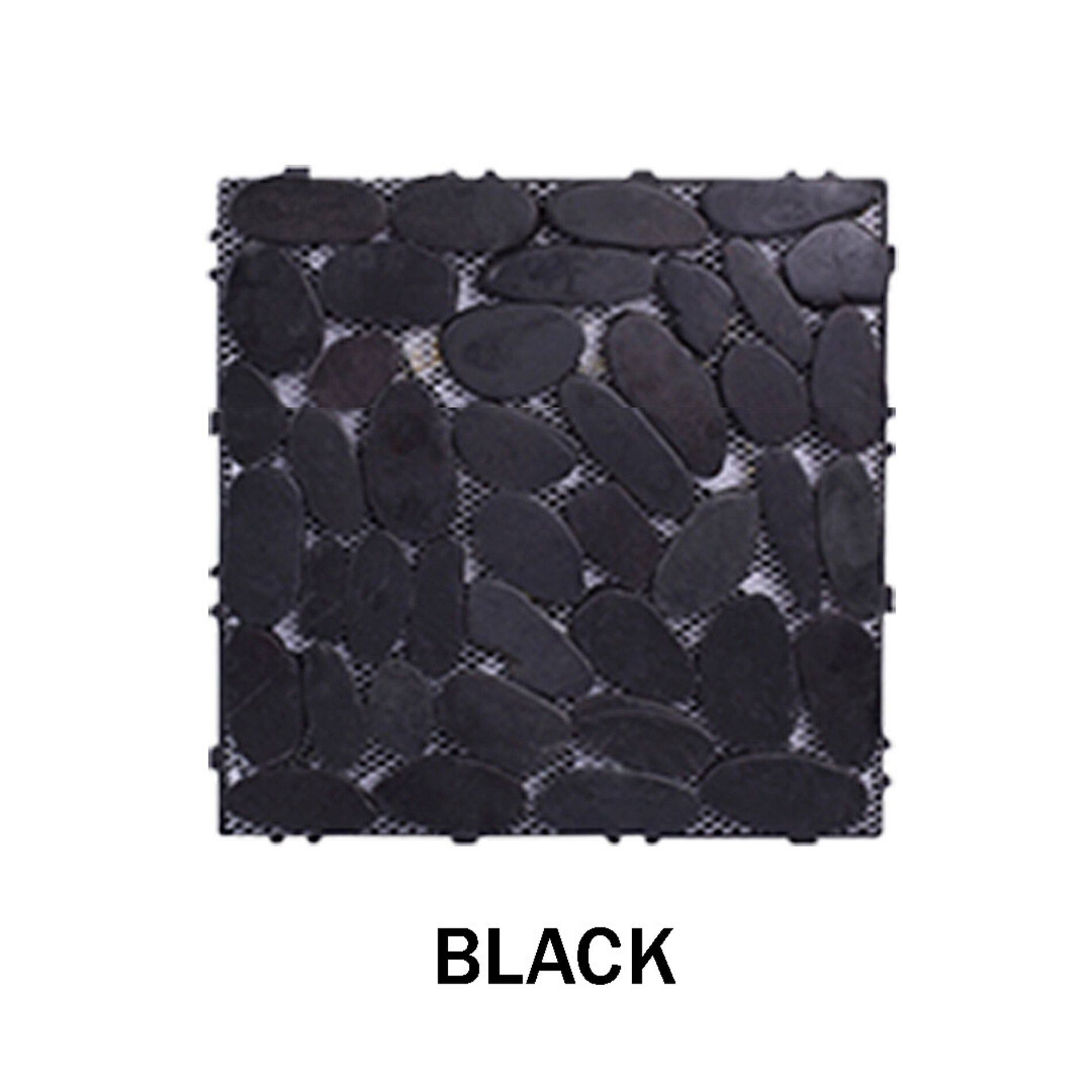 30cm x 30cm Decking Stone Floor Mat Rock Tile Outdoor Garden Flooring ...