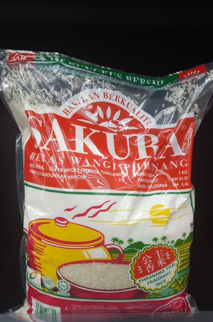 Sakura Beras Wangi Phranang (5kg) | Lazada